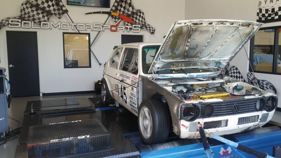 1975 Volkswagen Rabbit race car - Solo Motorsports