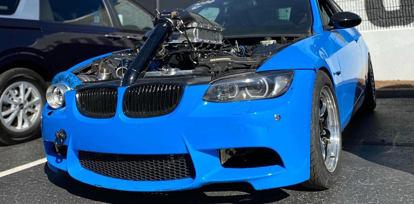 SMS-Metal | Big Turbo! PrecisionTurbo LS Swapped BMW E92 - Solo Motorsports